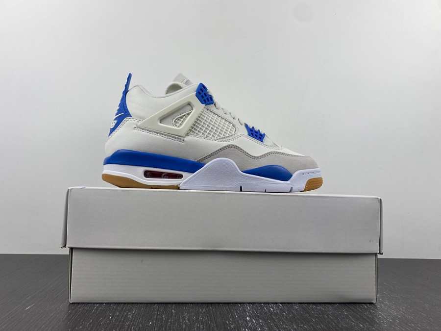 Nike SB x Air Jordan 4 Retro SP “Blue Sapphire” DR5415-104 - okfoot.ru